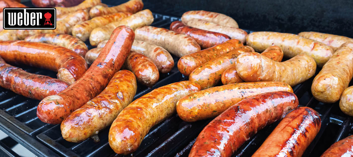 MIX DE SAUCISSES AU BARBECUE - WEBER